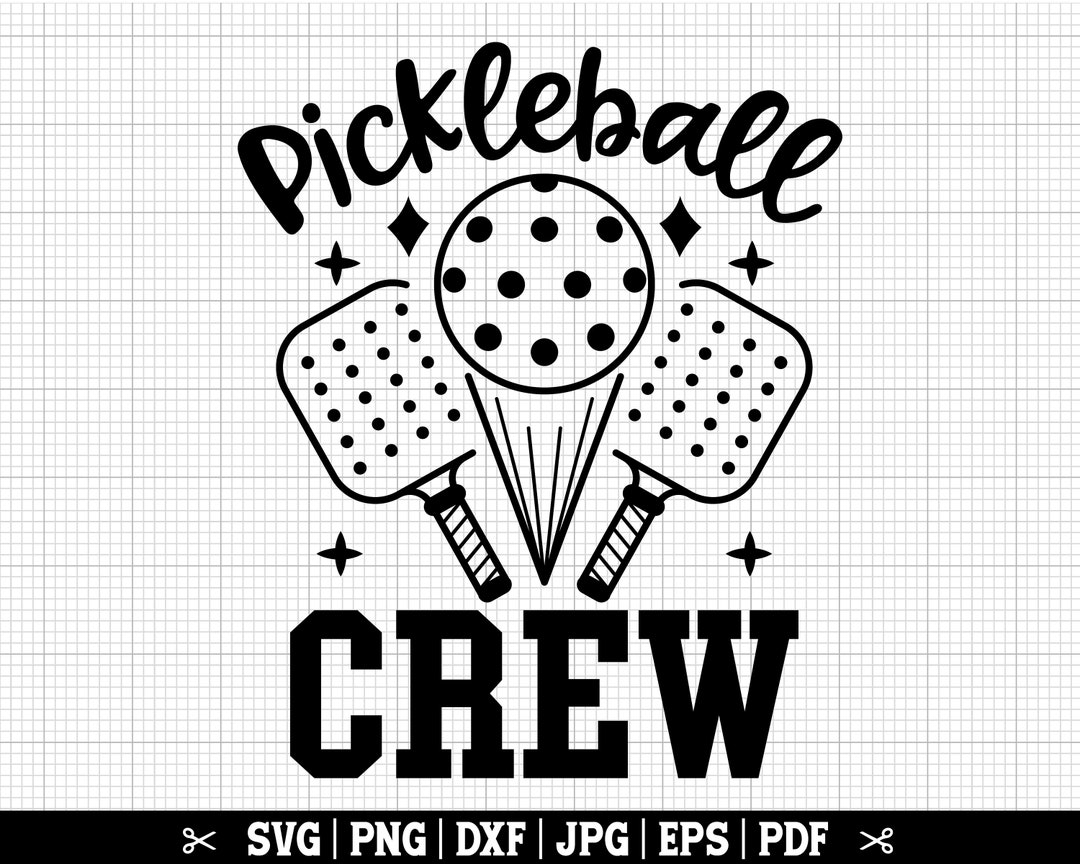 Pickleball Crew SVG, Pickleball SVG, Pickleball Team Svg, Pickleball ...