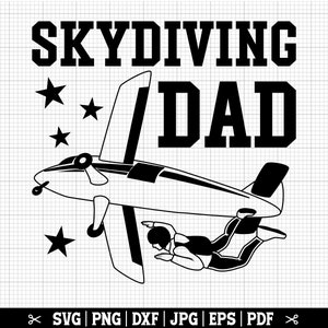 Skydiving SVG Bundle, Skydiver Bundle SVG, Parachuting Svg, Skydiving ...