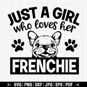 French Bulldog SVG Bundle, Frenchie Bundle SVG, Frenchie Cut Files ...