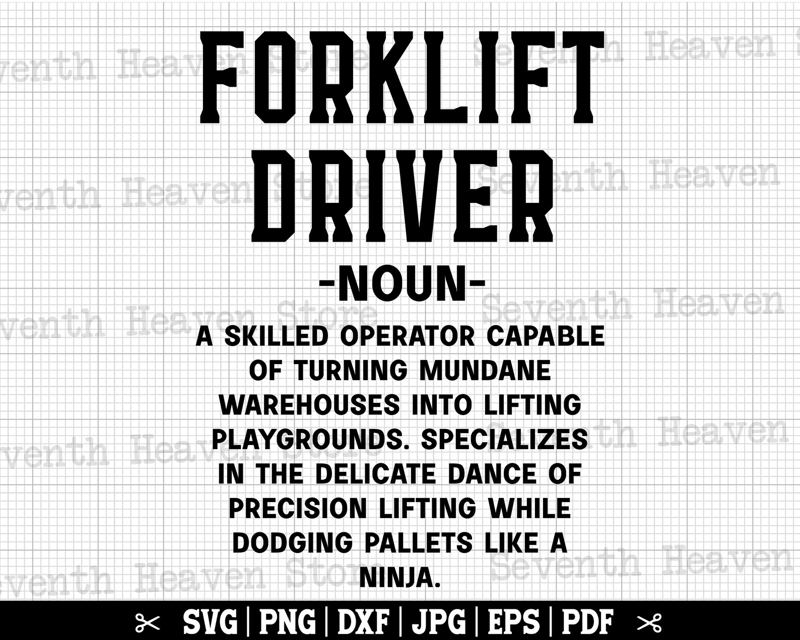 Forklift Driver Definition SVG Forklift Driver SVG, Forklift SVG ...