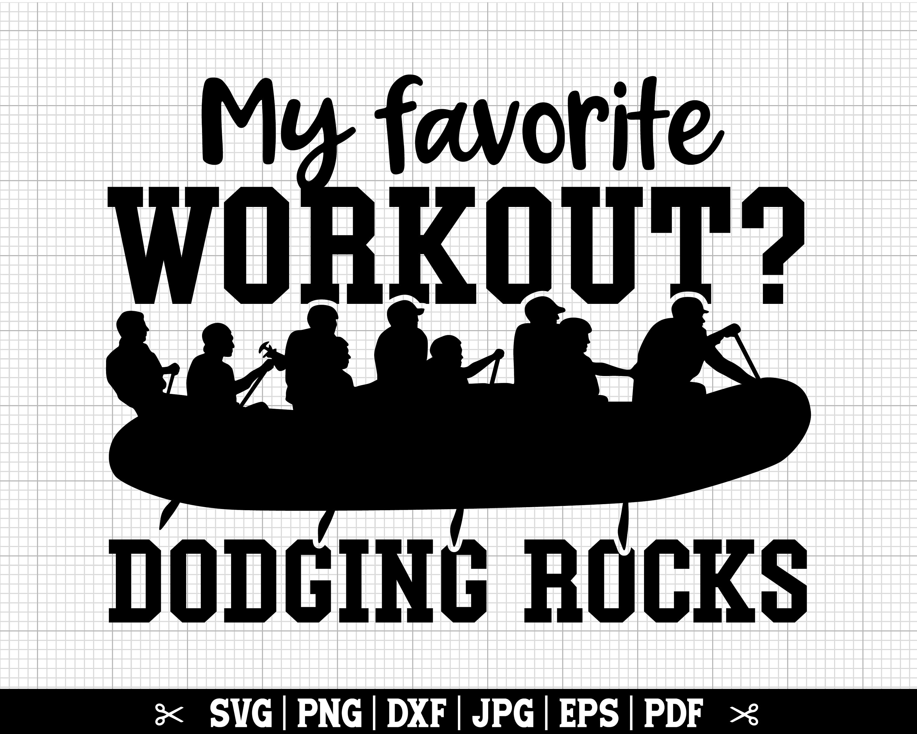Dodging Rocks, Rafting SVG, Rafter Svg, River Rafting Svg, Rafting ...