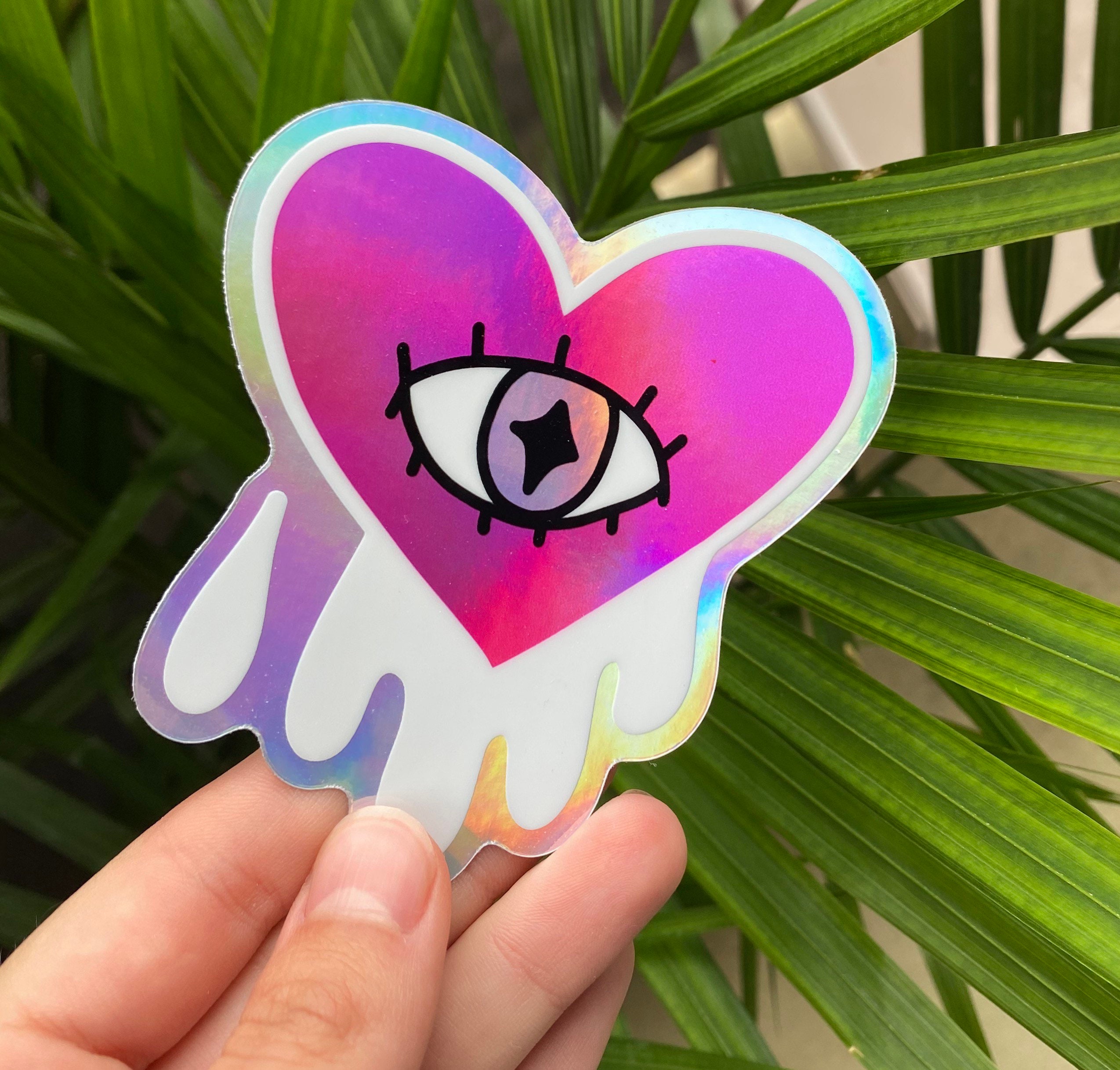 Holographic Third Eye Sticker | Etsy