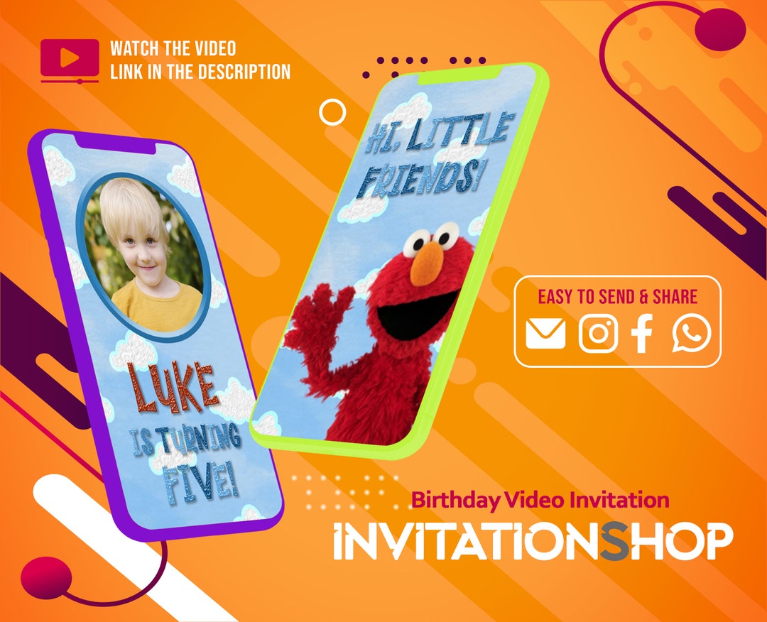 Birthday Party Invitation Animated Invite Birthday Invitation Video ...