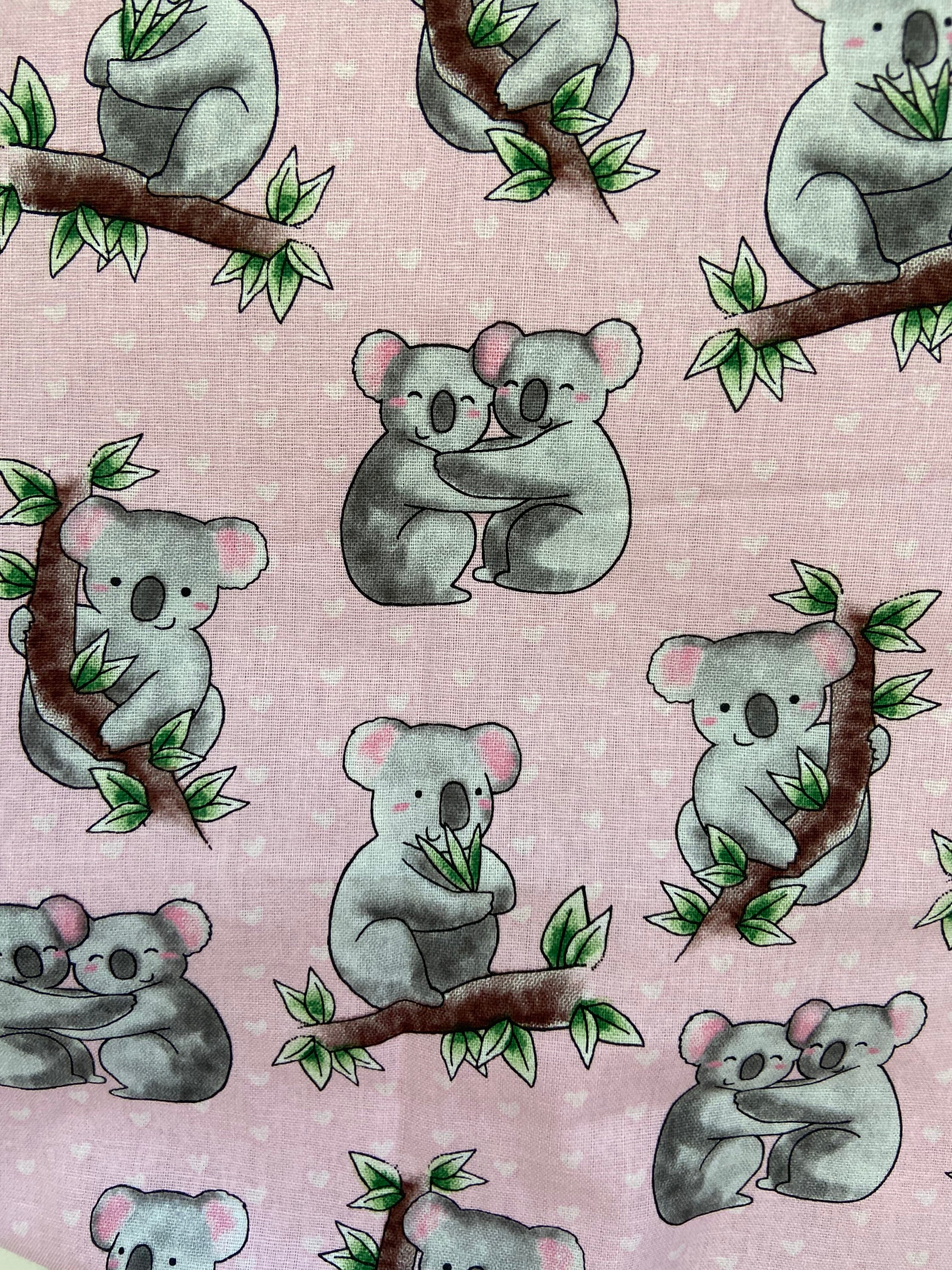 Koala Bear Koalas Pink Medical Nurse Scrub Cap Surgical Hat | Etsy