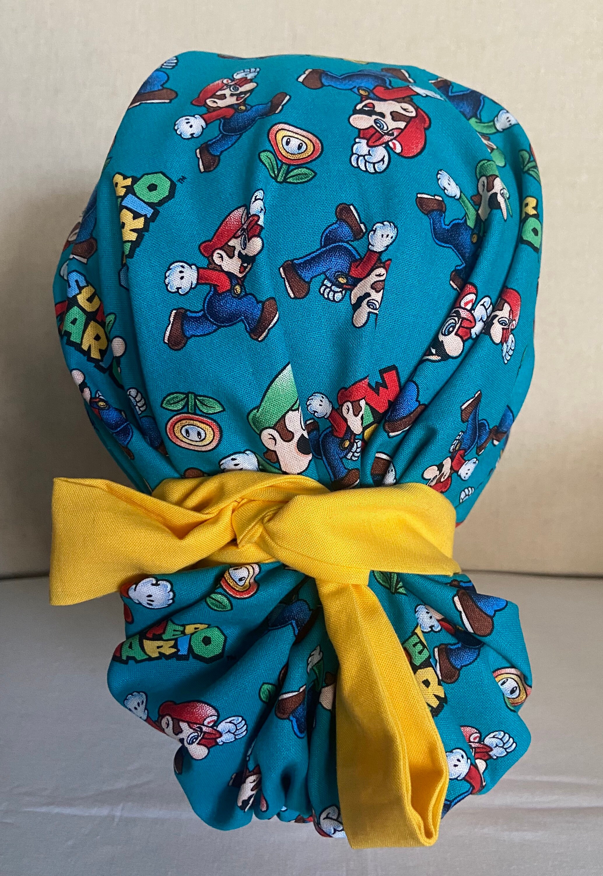 Super Mario Luigi Nintendo Medical Nurse Scrub Cap Surgical - Etsy