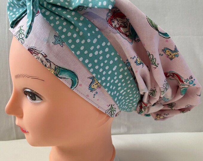 Disney Little Mermaid Ariel Medical Nurse Scrub Cap Surgical - Etsy