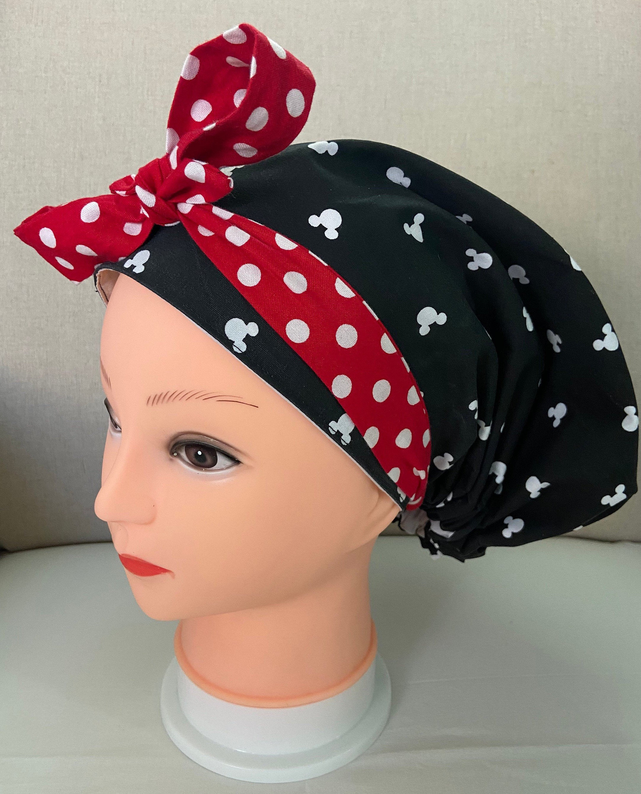 Disney Mickey Mouse Head Medical Nurse Scrub Cap Surgical Hat | Etsy