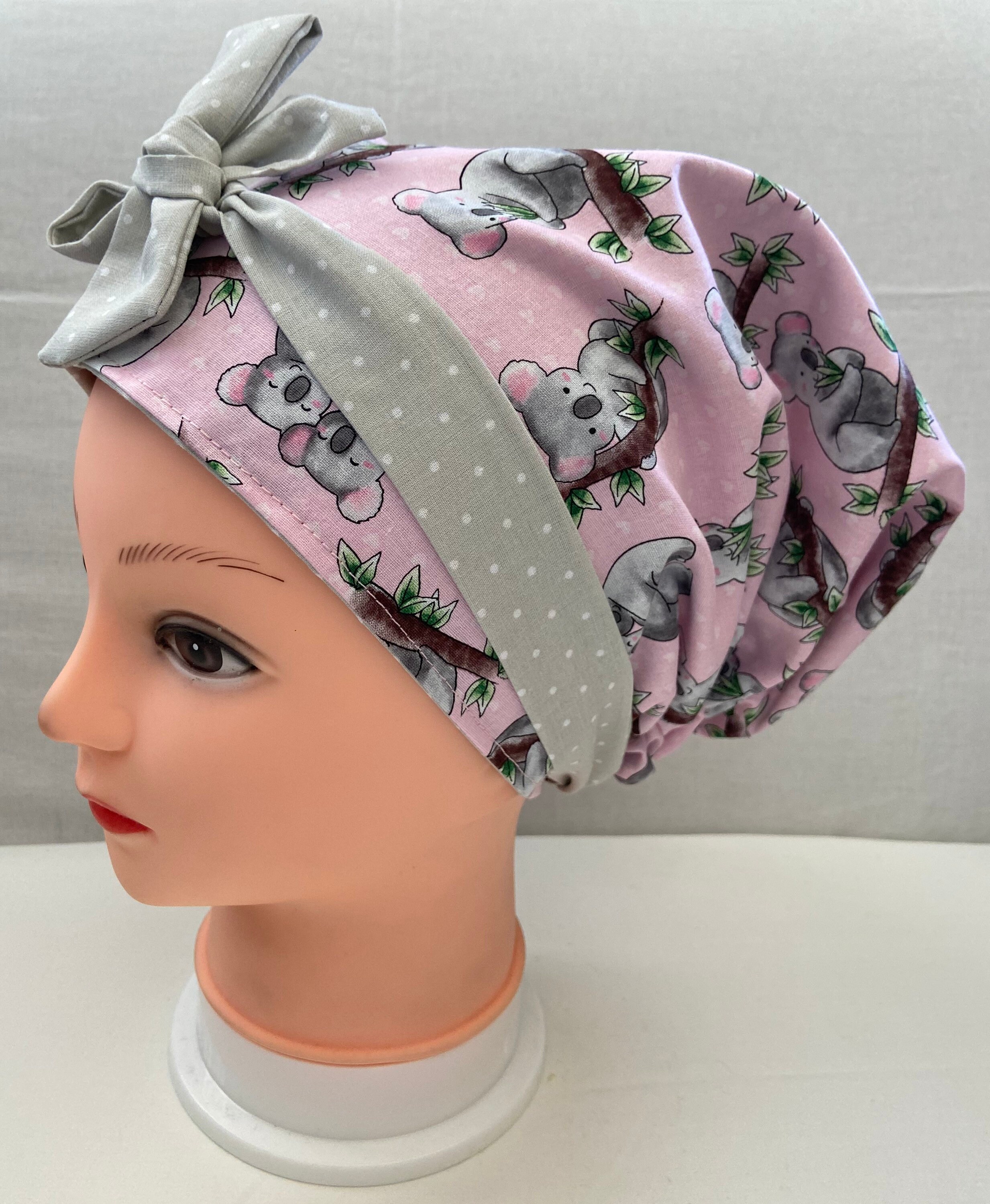 Koala Bear Koalas Pink Medical Nurse Scrub Cap Surgical Hat | Etsy