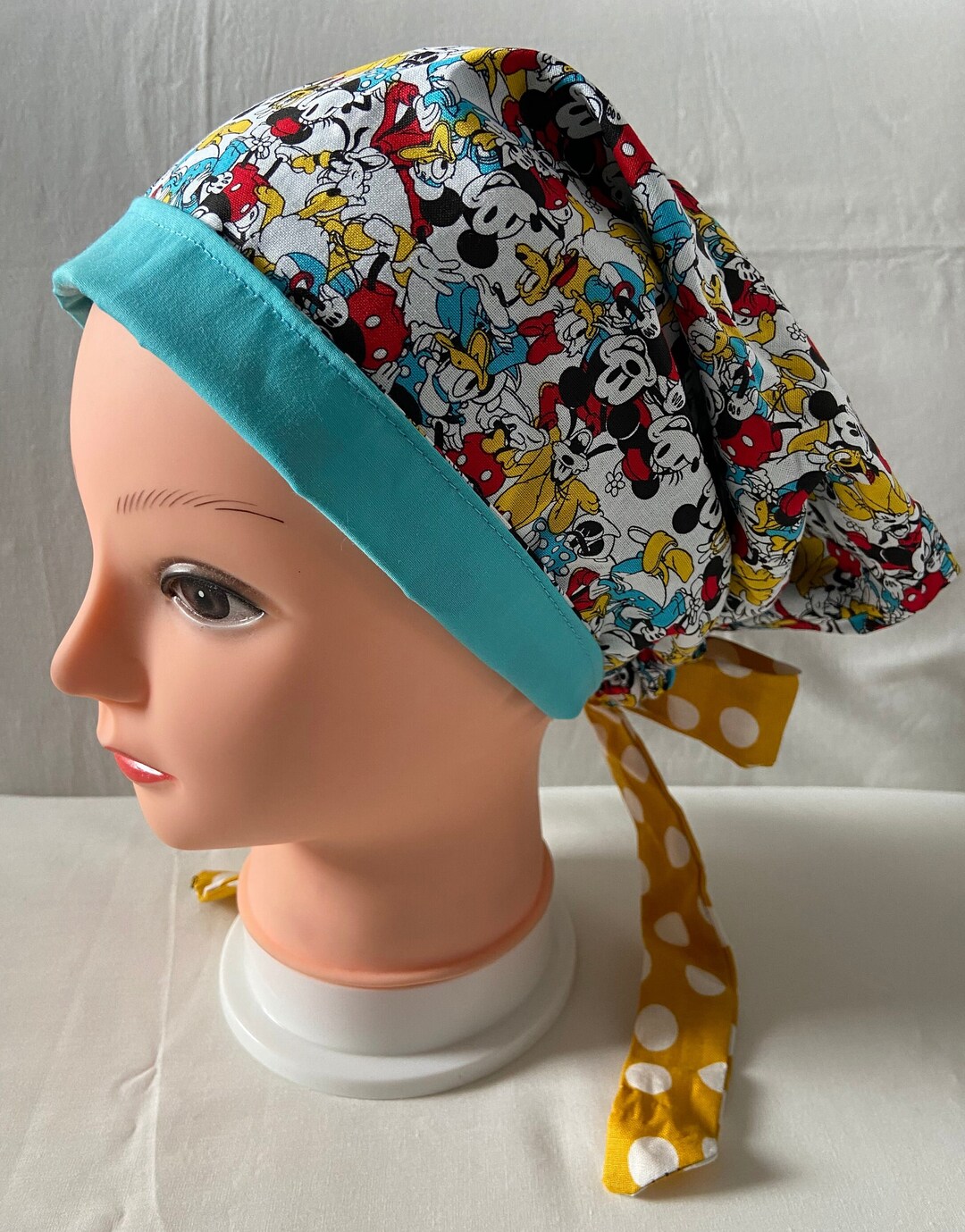 Disney Mickey Mouse Medical Nurse Scrub Cap Surgical Hat Head - Etsy