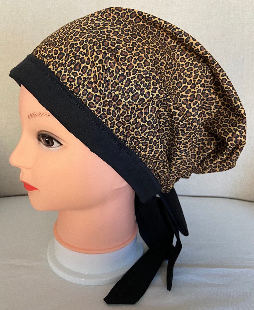 Mini Leopard Cheetah Animal Print Medical Nurse Scrub Cap - Etsy