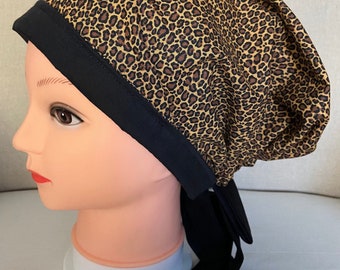 Leopard Cheetah Animal Print Medical Nurse Scrub Cap Surgical - Etsy