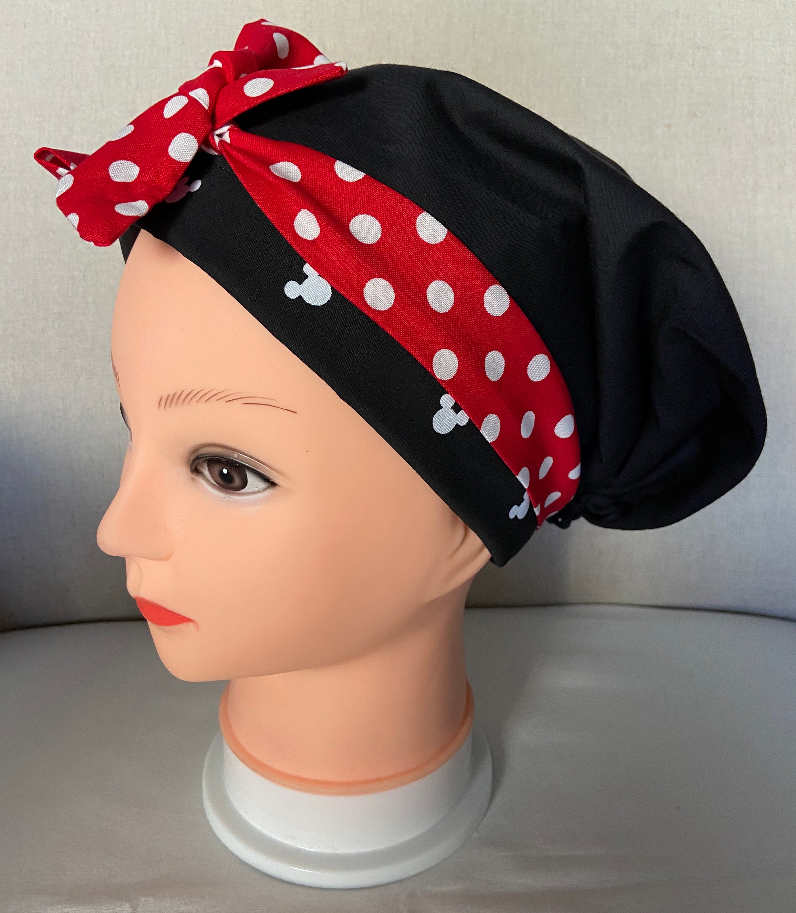 Disney Mickey Mouse Head Medical Nurse Scrub Cap Surgical Hat | Etsy