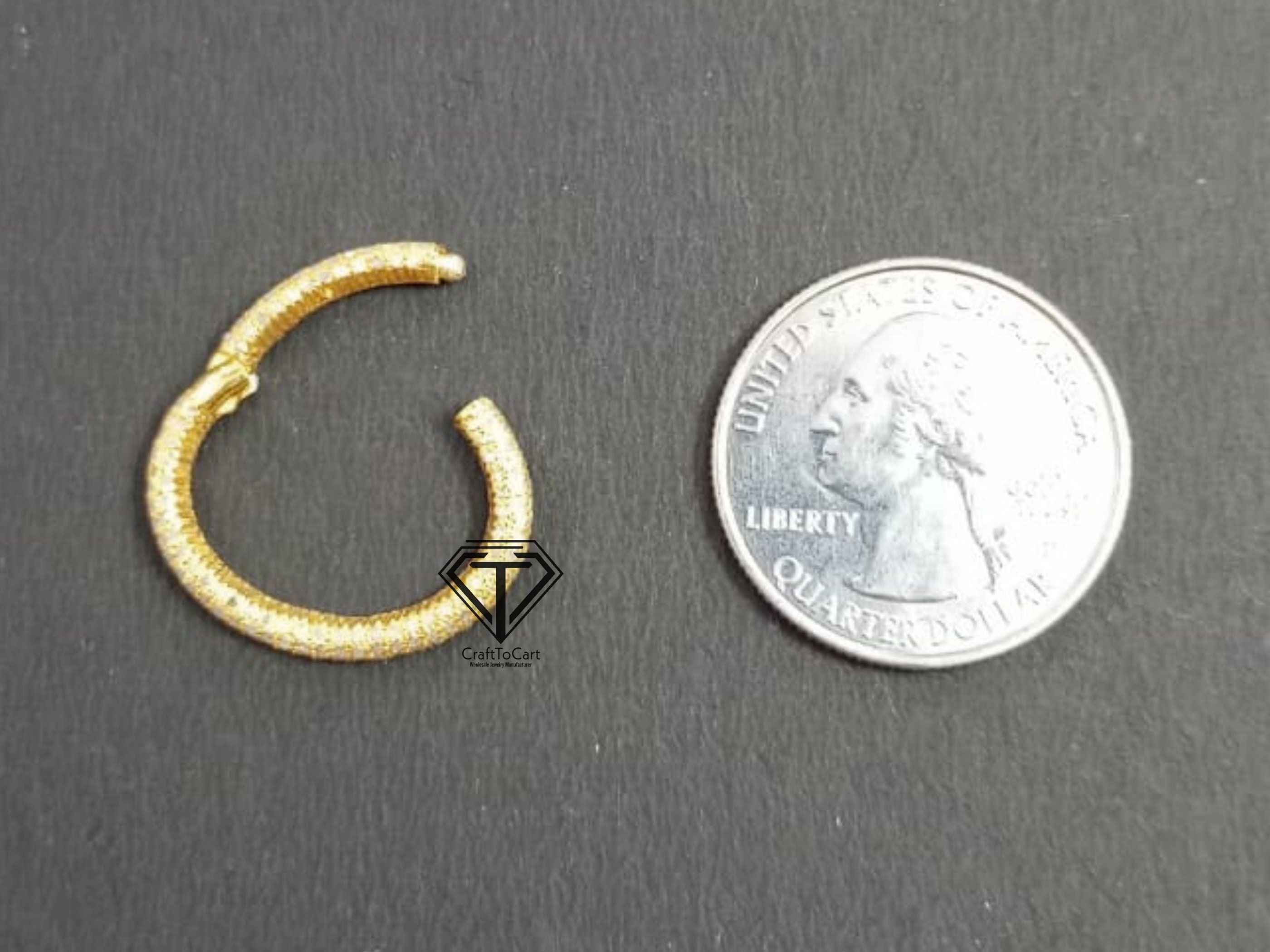 Pave Diamond Oval Clasp New Clasp Gold Clasp Stylish Clasp - Etsy