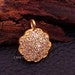 Pave Disc Charm Pendant, Pave Diamond Charms, Pave Diamond Jewelry - 15 ...