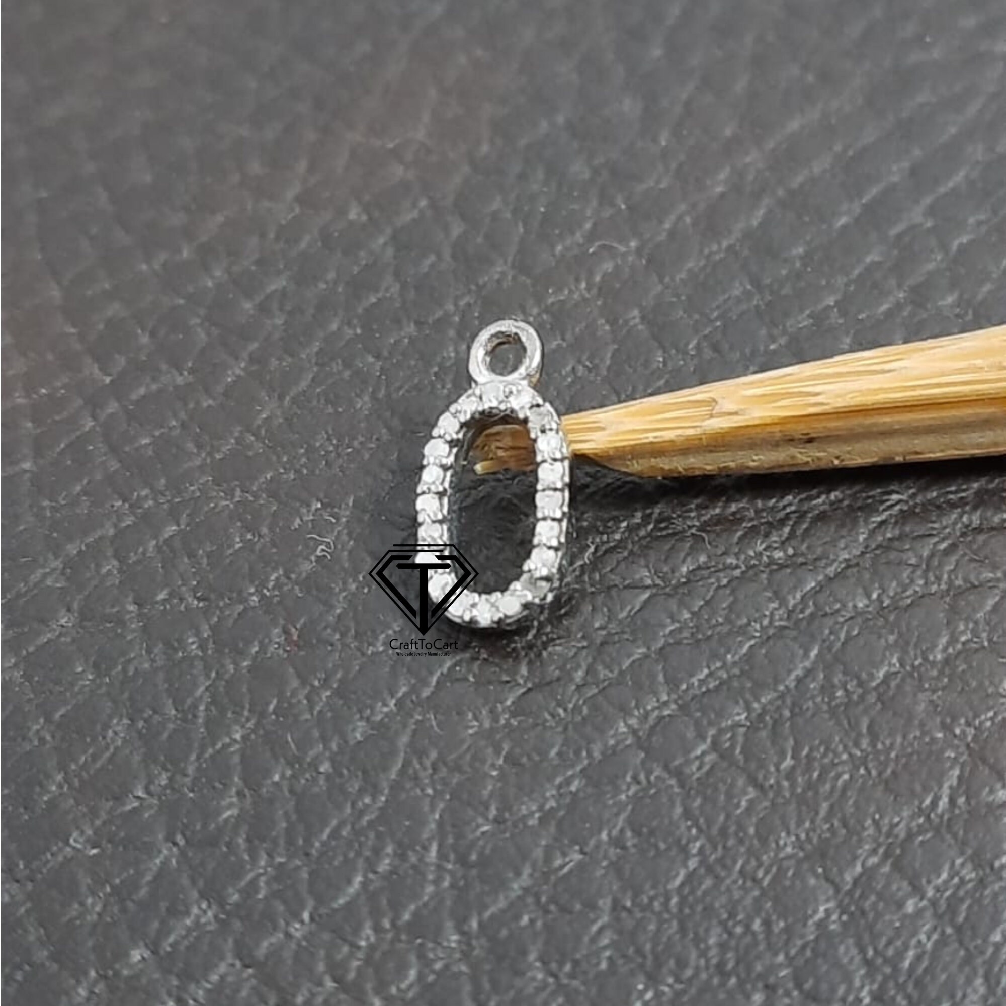 Personalized gift Beautiful Numbers 925 Sterling Silver Pave | Etsy