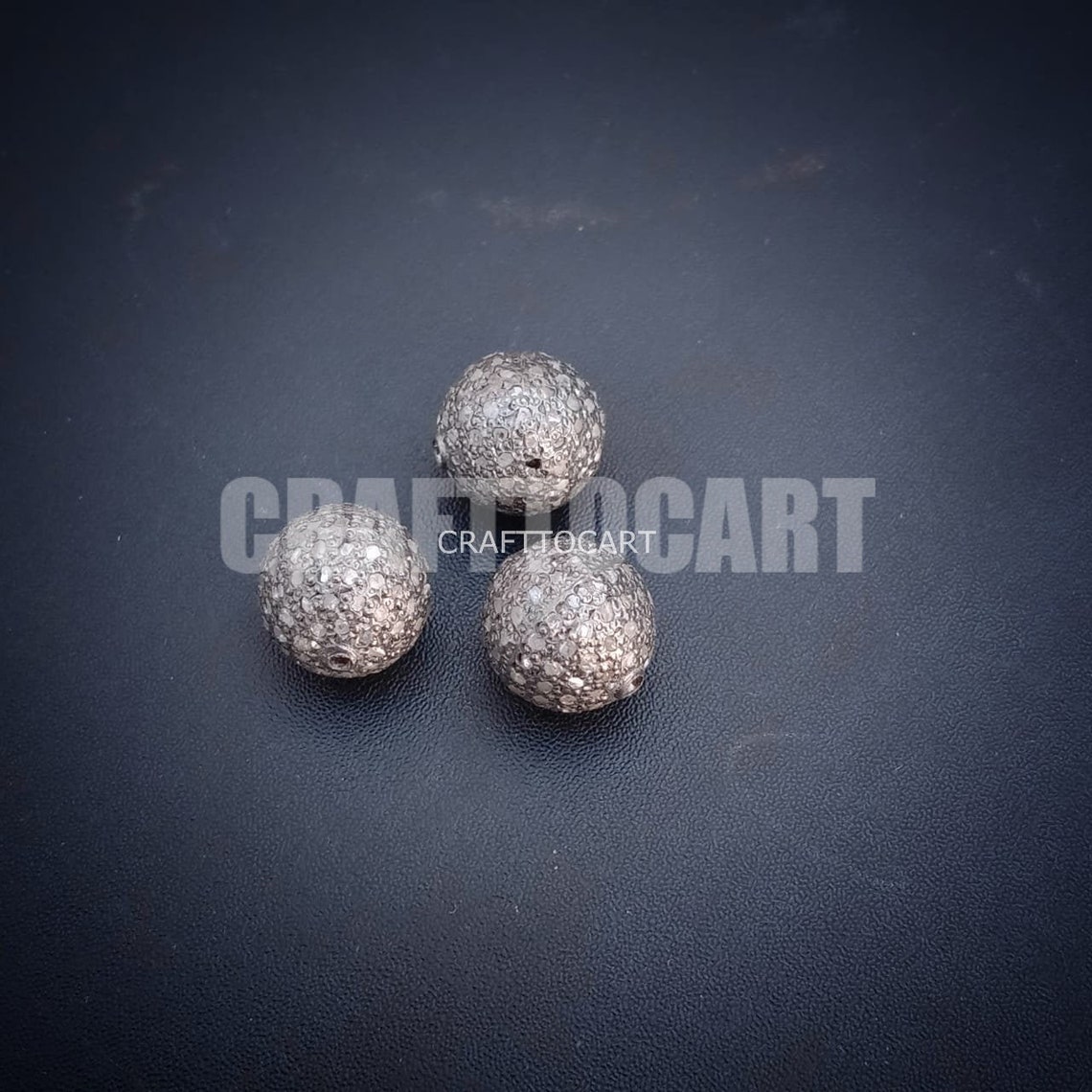 4mm 5mm 6mm 8mm 10mm 20mm Pave Diamond Ball Beads Pave | Etsy