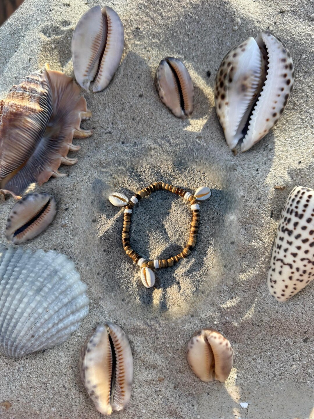 Cowry Shell Bracelet - Etsy