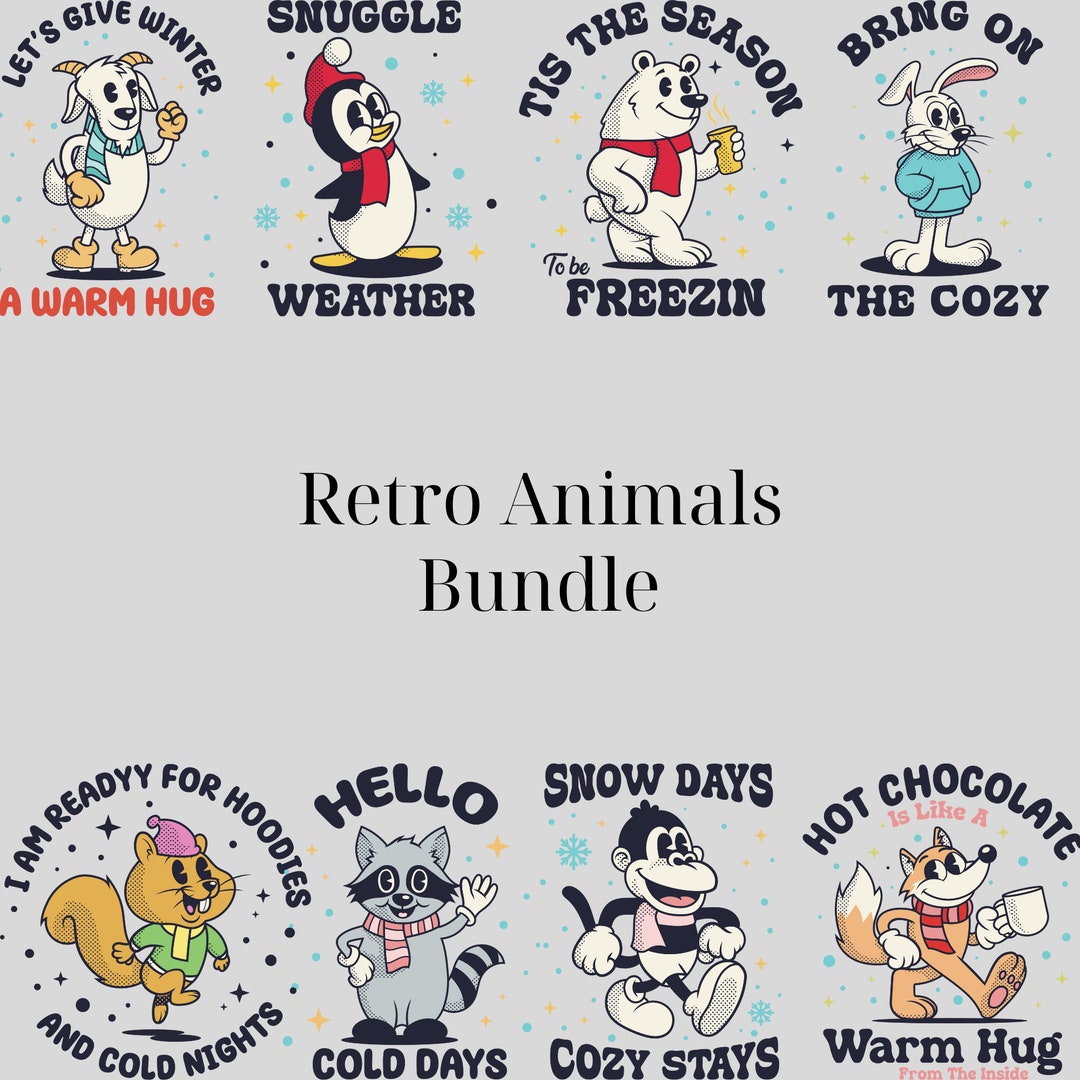Cartoon Animal PNG Pack, Bear,rabbit,penguin, Clipart, Cute, Crocodile ...