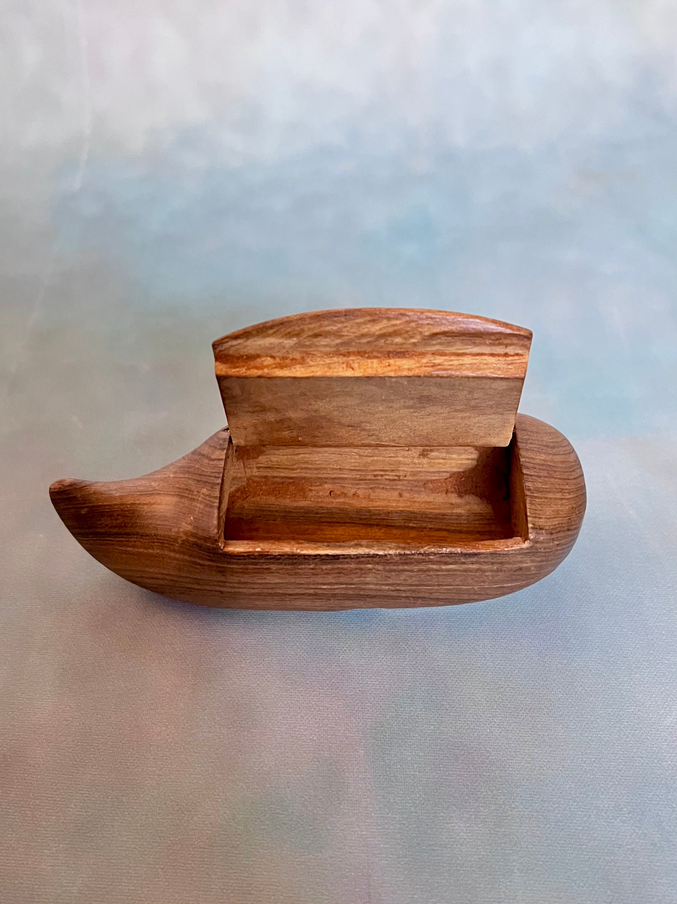 Victorian Snuff Box Modelled as a Clog, Wooden Novelty Snuff Box ...