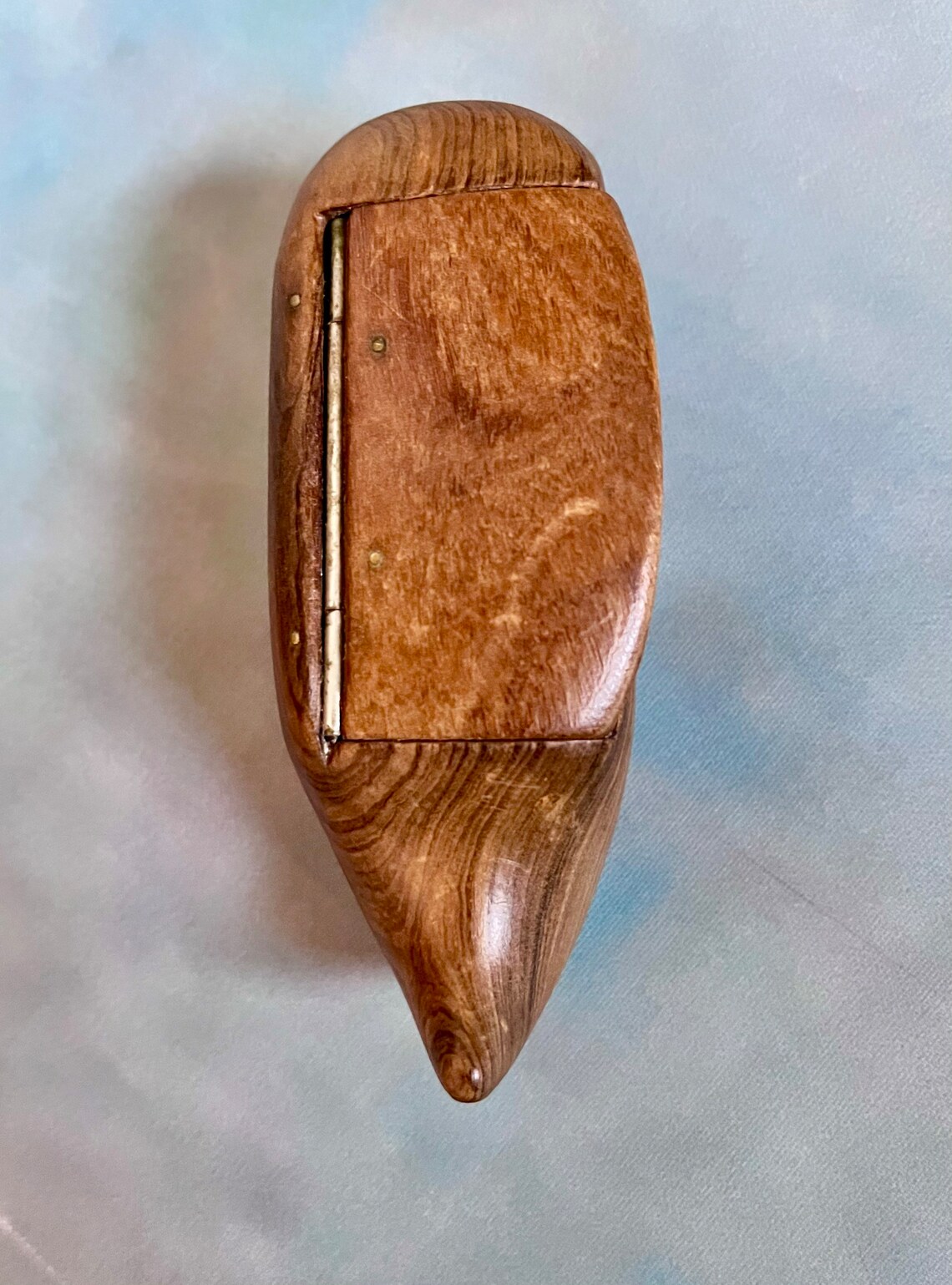 Victorian Snuff Box Modelled as a Clog, Wooden Novelty Snuff Box ...