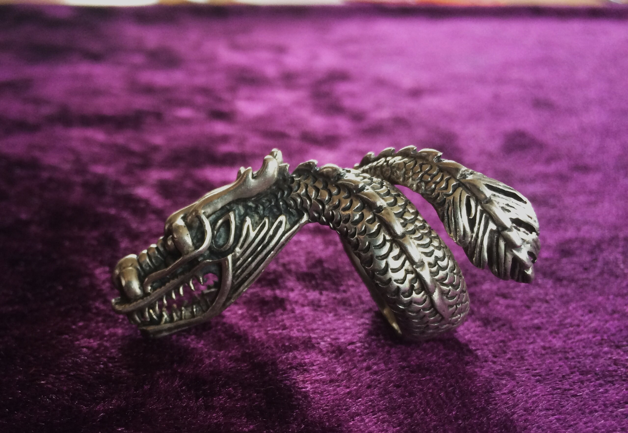 Silver Chinese Dragon Ring High Quality Detailed Dragon - Etsy