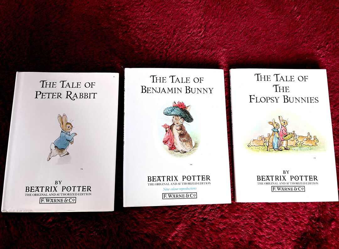 Vintage Beatrix Potter Books, 1980s Beatrix Potter, Peter Rabbit ...