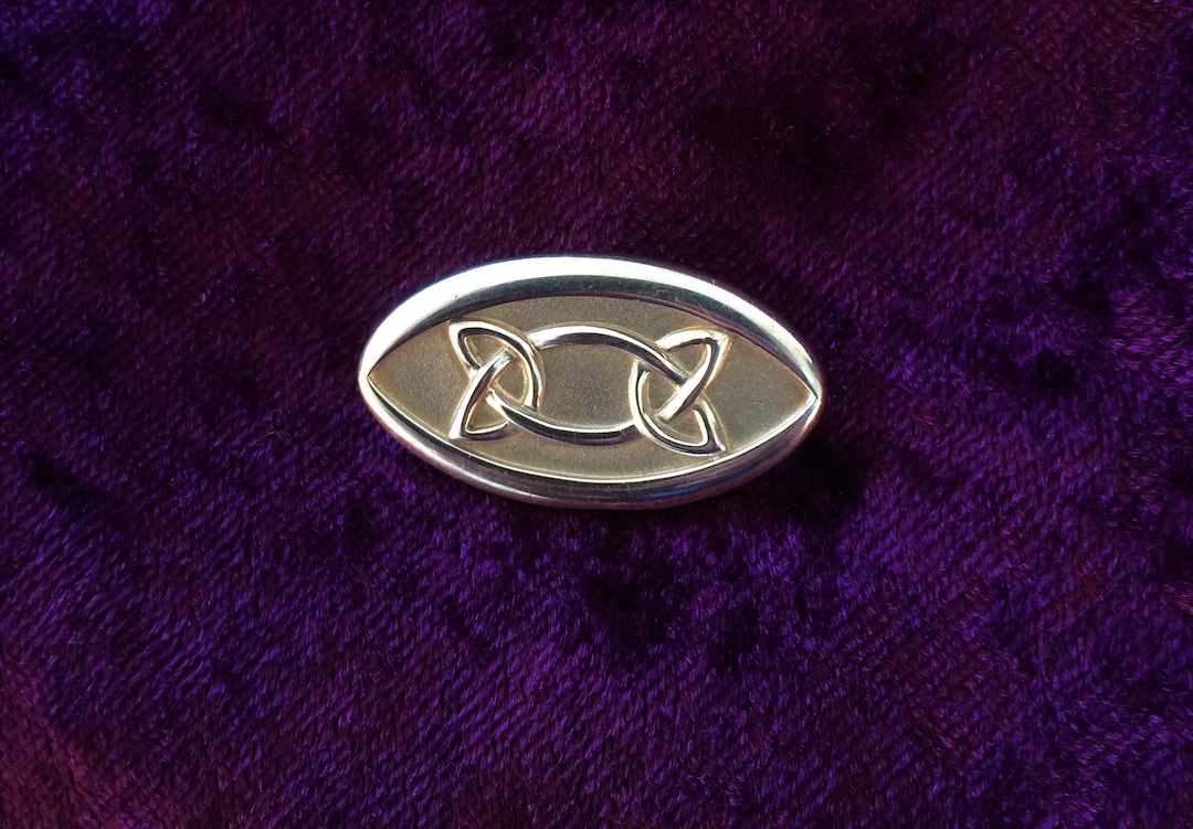 Silver Celtic Knot Brooch, Vintage Celtic Pin - Etsy