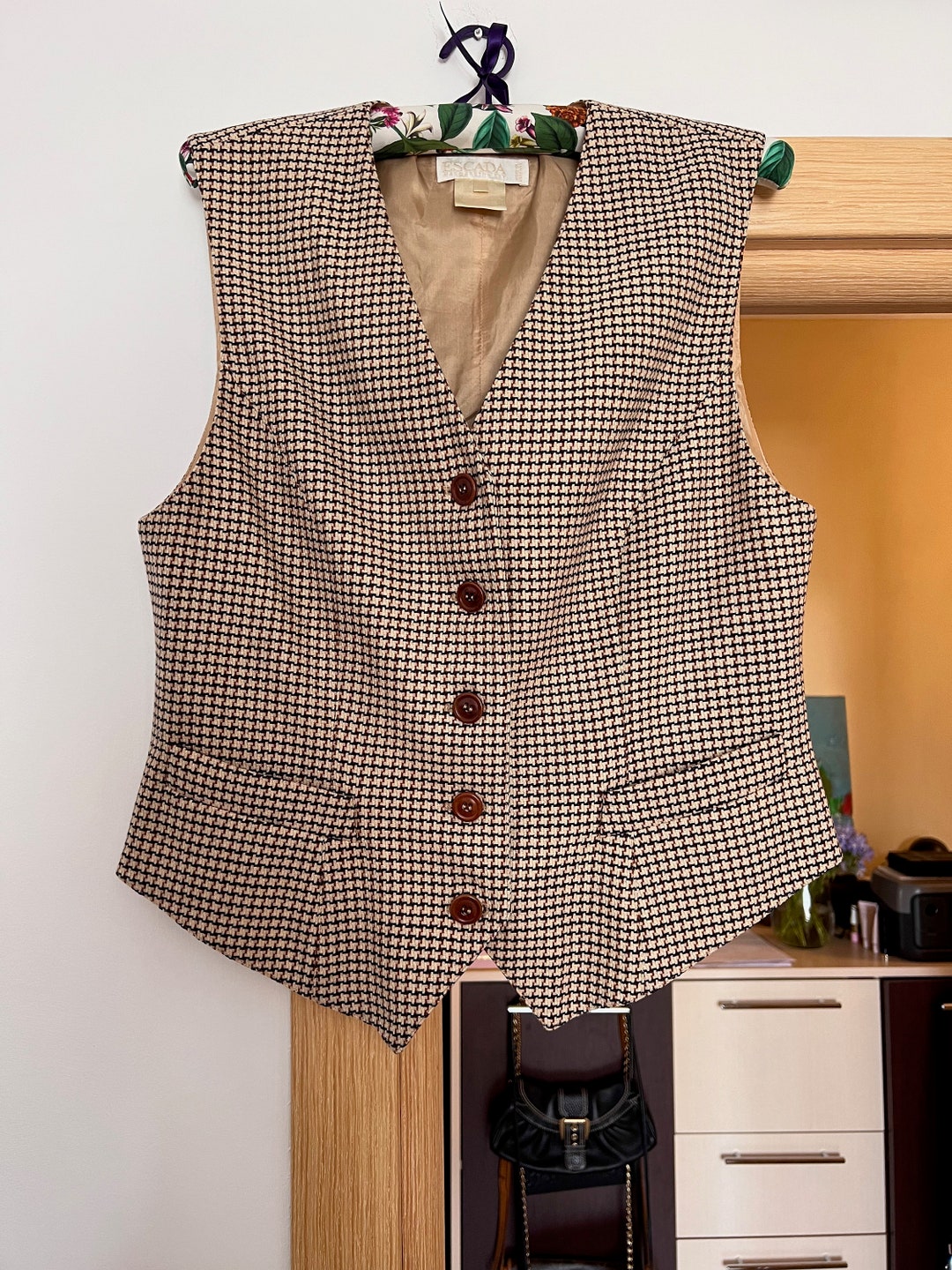 ESCADA Vintage Vest Made in Germany / Size L-XL - Etsy