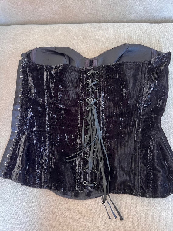 Cadolle creation black vintage bustier corset made in… - Gem