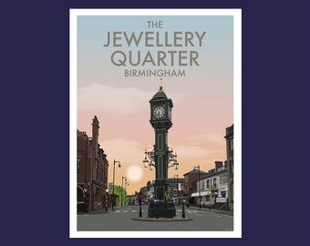 Jewellery Quarter Map, Jewellery Quarter Illustrated Map, Birmingham ...