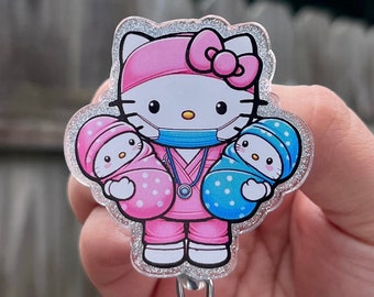 Kitty CT Tech MRI Tech Student Badge Reel - Etsy