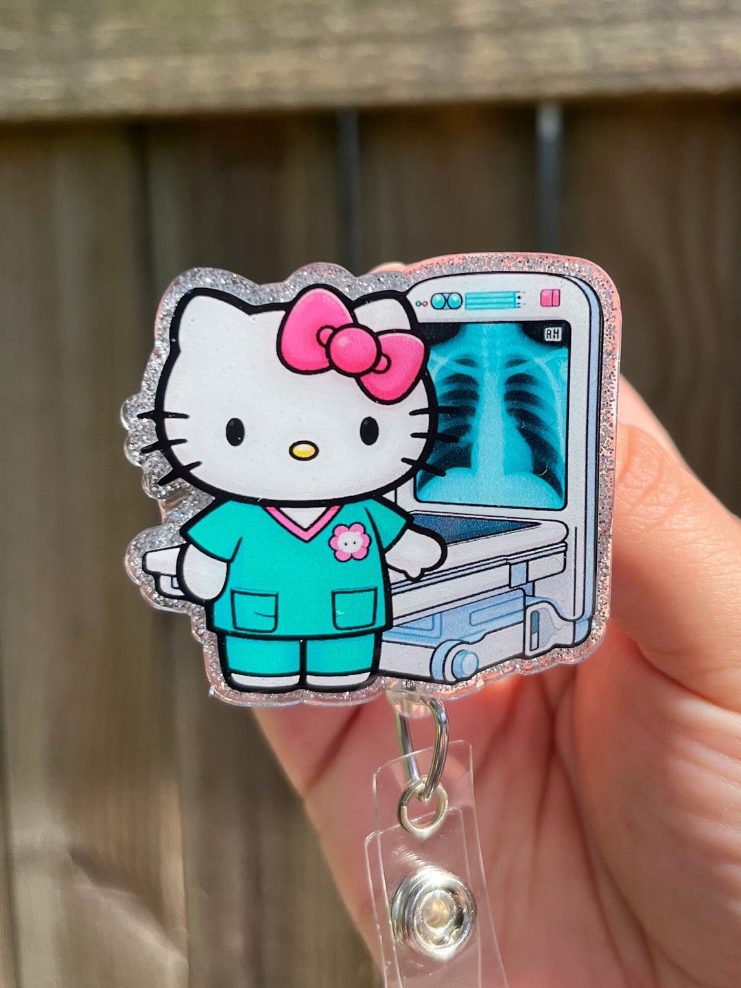 Kitty X-ray Tech Radiology Student Badge Reel - Etsy