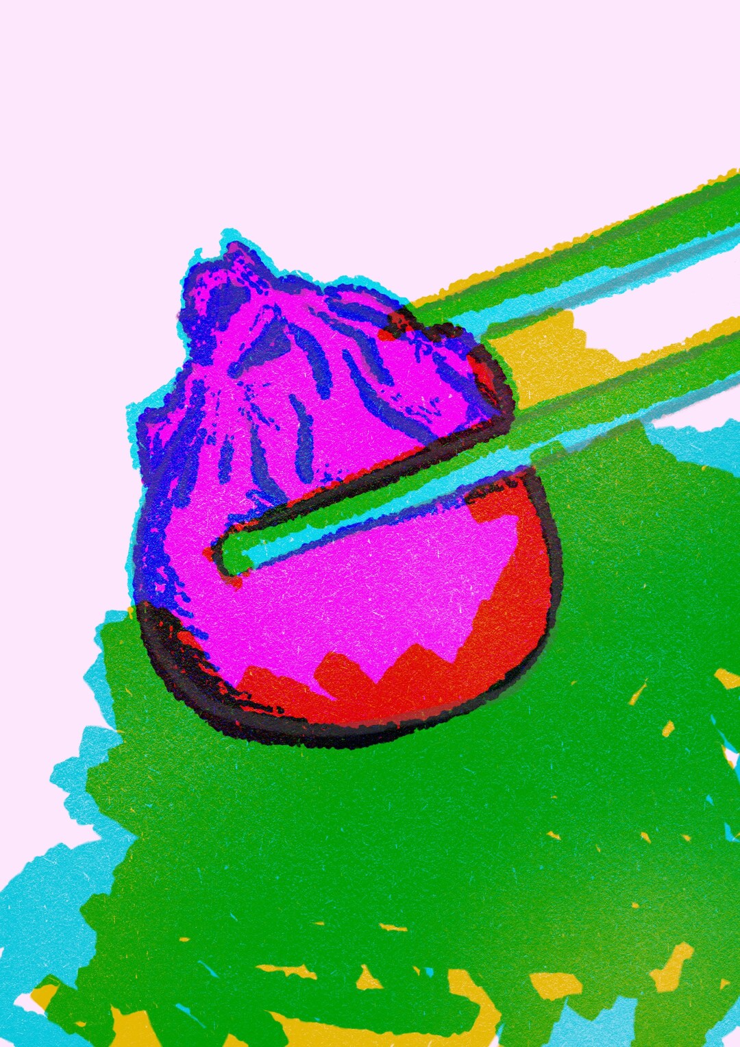 Neon Dumpling - Etsy