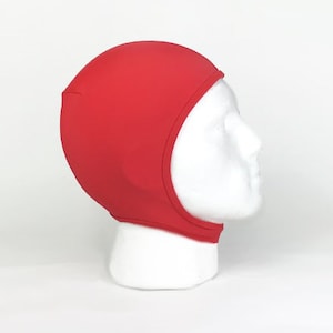 Swim Cap With Chinstrap and Buckle Detail - Red - Etsy