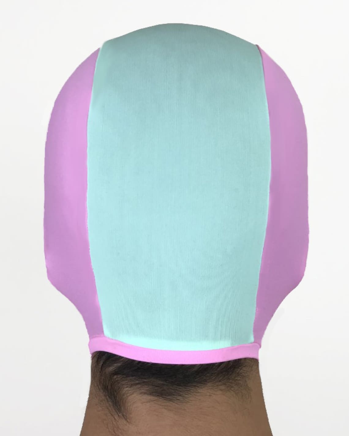 Centre stripe swim cap with chinstrap and buckle detail Pink | Etsy