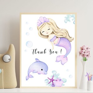 Cute Mermaid Watercolor Clipart, Little Mermaids Clip Art, Nursery ...