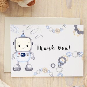 Vintage Robots Watercolor Clipart, Cute Robot PNG, Baby Boy Clip Art ...