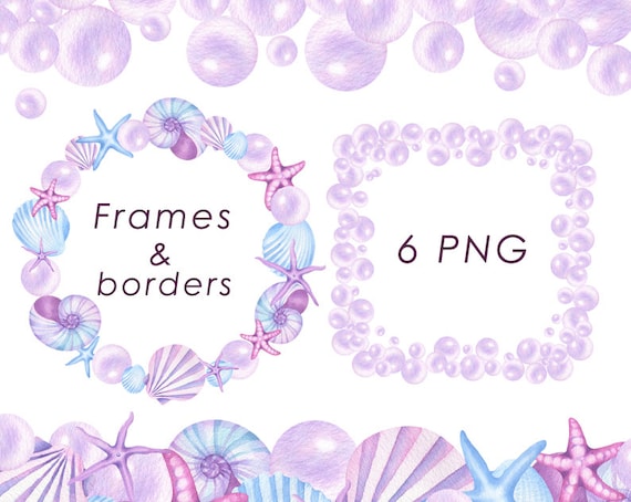 Shells Border Frame