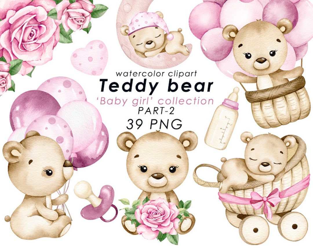Cute Baby Teddy Bear Clip Art