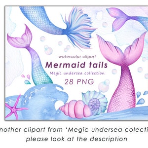 Watercolor Seashells Clipart, Summer Clip Art, Nautical Seahorse ...