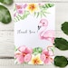 Watercolor Flamingo Clipart Cute Tropical Clip Art Summer - Etsy
