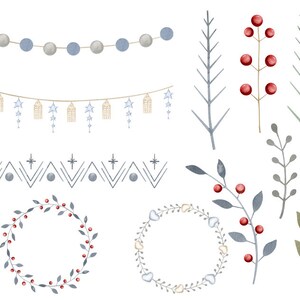 Watercolor Scandinavian Christmas Clipart, Nordic Gnomes PNG, New Year ...