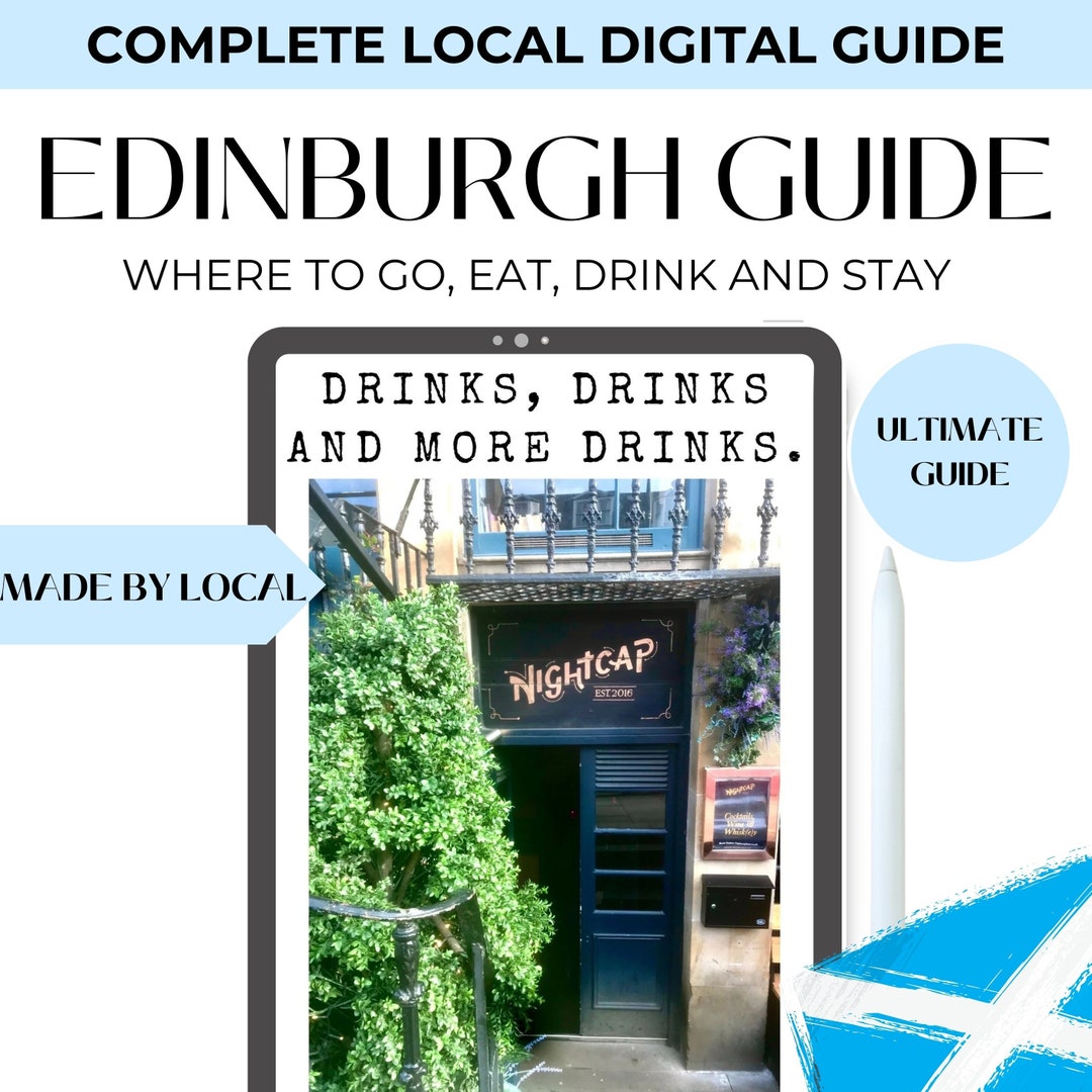 Ultimate Digital Local Travel Guide Edinburgh Scotland Travel Notebook ...