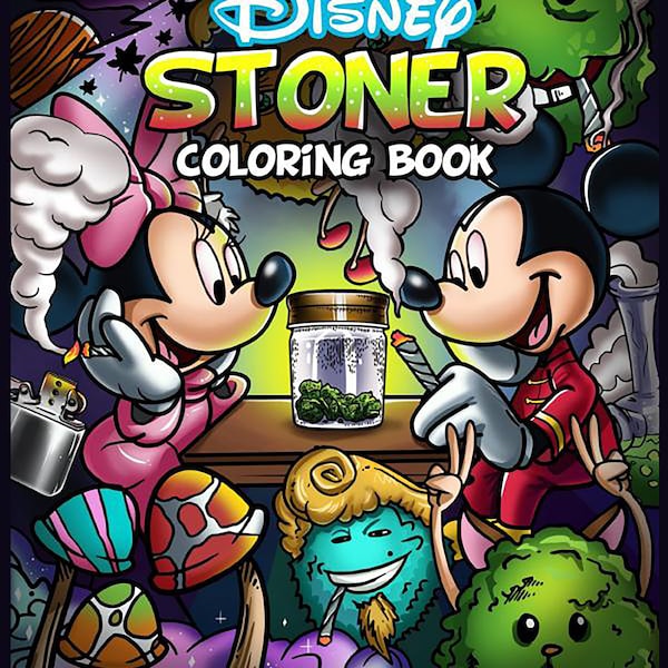 90s Cartoon Stoner Coloring Book - Etsy