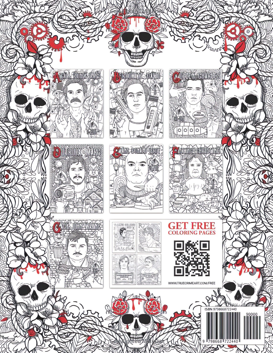 BLOODY ALPHABET 2: The Scariest Serial Killers Coloring Book. | Etsy