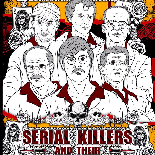 Serial Killer Colouring Book - Etsy