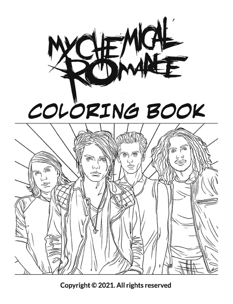 My Chemical Romance Coloring Pages Coloring Pages