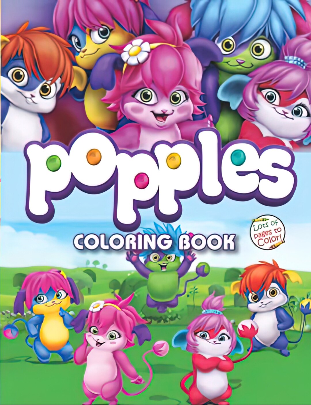 Popples Coloring Book: Lots of Stunning Images for Kids to - Etsy