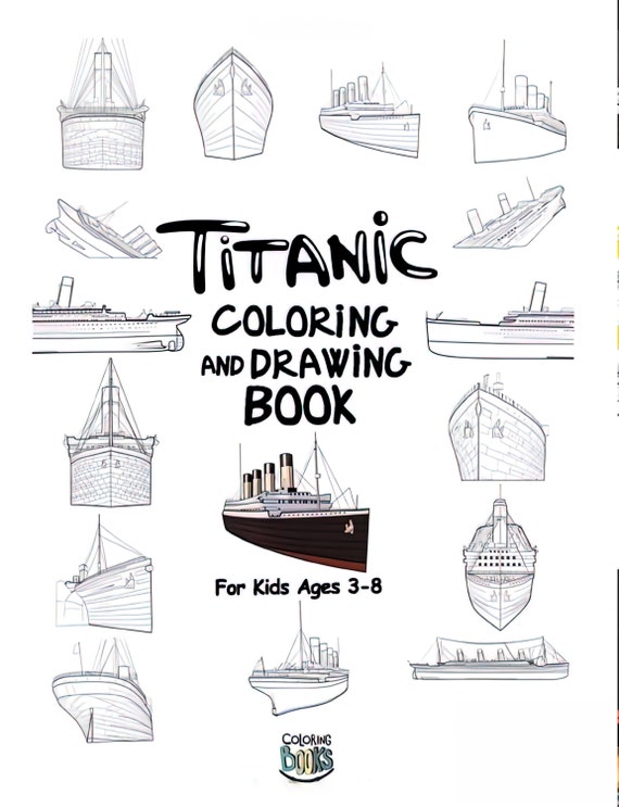 Titanic Ship Drawing For Kids