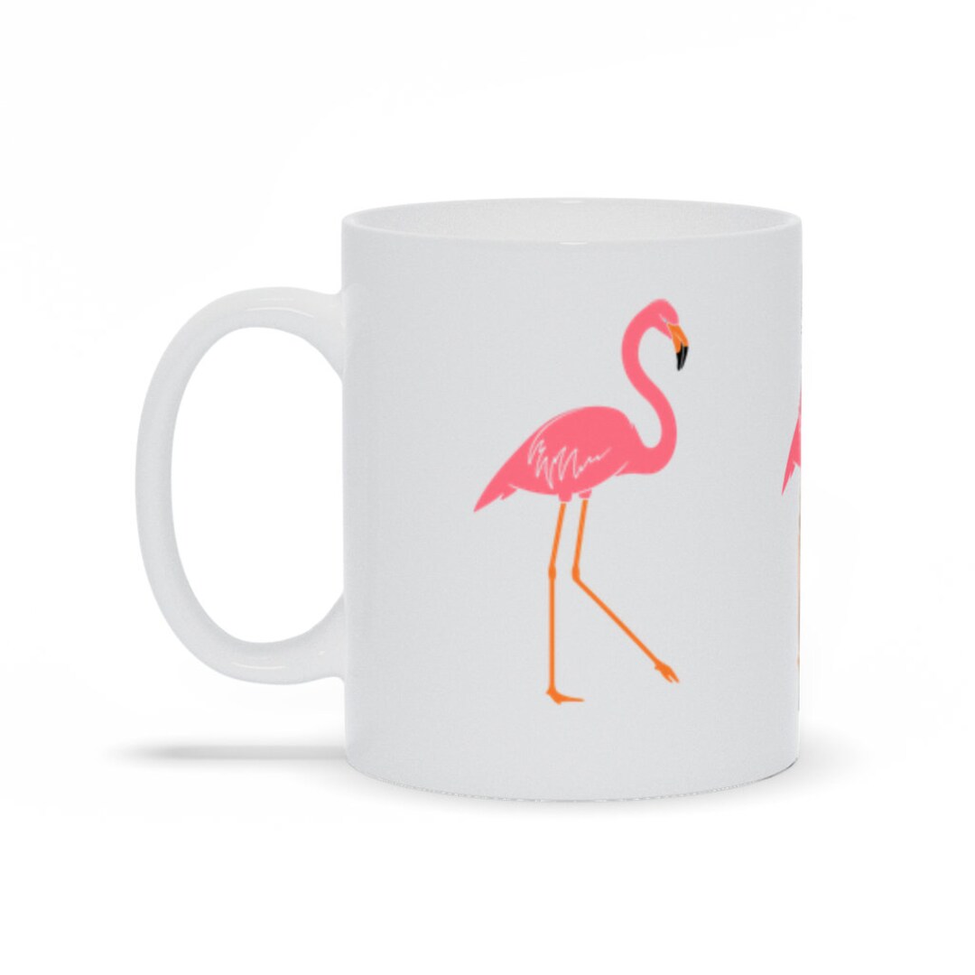 Three Pink Flamingos Coffee Mug | Pink Flamingo Coffee Mug | Pink ...